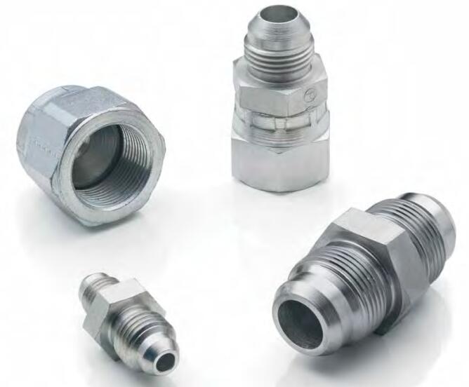 Parker Fittings Adapters Komatsu 30° Flare Metric Thread Adapters